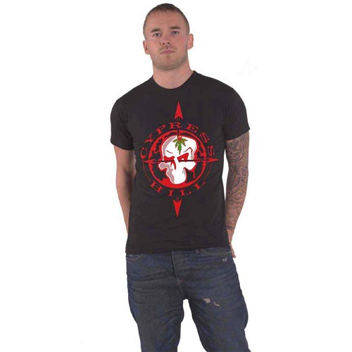 Cypress Hill T Shirt Skull Compass Band Logo new Official Mens Black | eBay