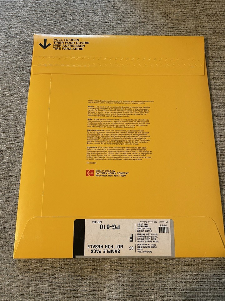 Kodak Professional Paper 10 Sheets 8x10 Polymax Fine Art F Glossy B/W ...