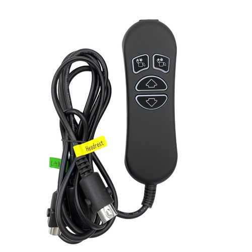 4 Button Dual 5 Pin Lift Chair Remote Replaces HSW304 Controller Hand ...