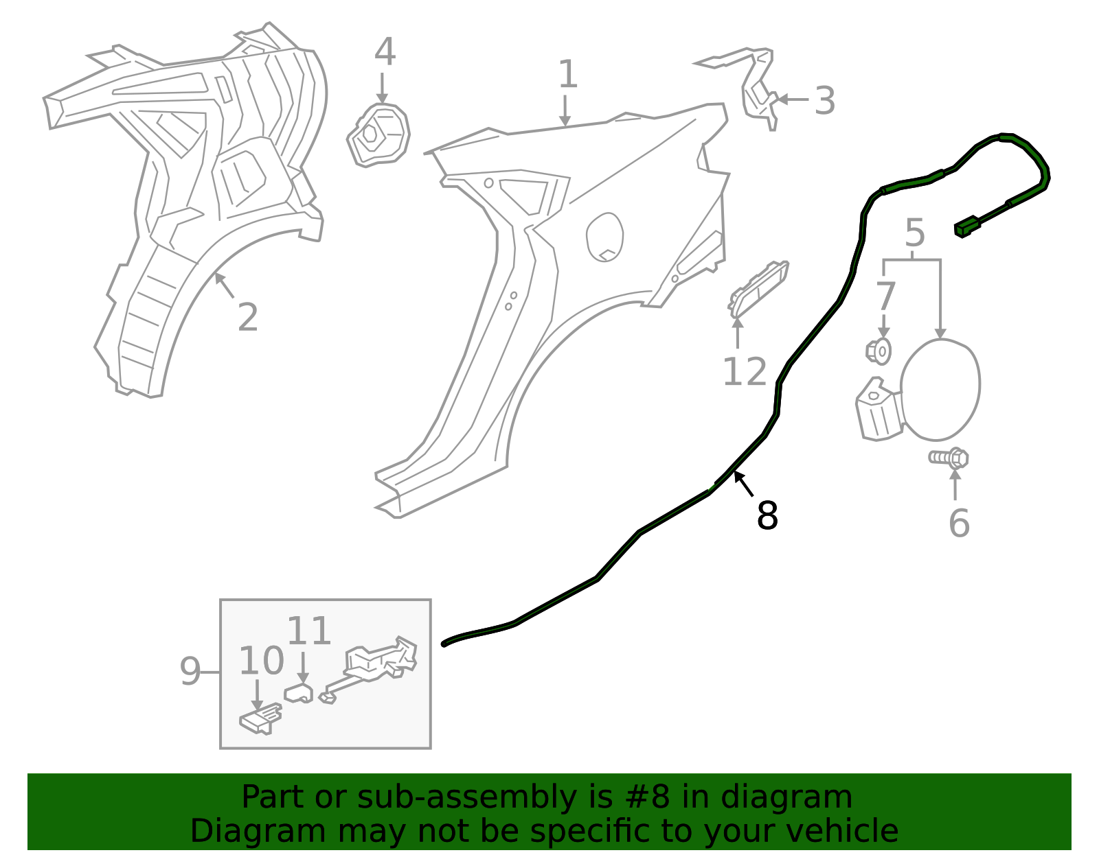 Genuine Kia OE Catch & Cable Assy-F 81590-M7000 for sale online | eBay