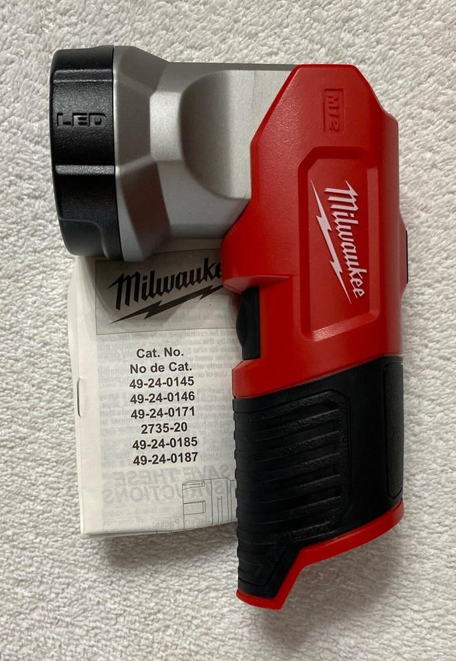 New Milwaukee 49-24-0146 12V 12 Volt M12 LED Flashlight Rotating Head ...