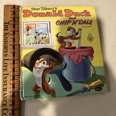 1954 Walt Disney’s Donald Duck and Chip ‘N’ Dale book Whitman | eBay