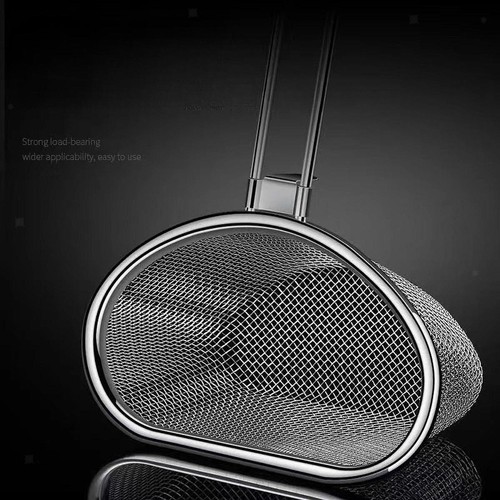 Spaghetti Strainer Spoon Hook Stainless Steel Food Colander for Ramen ...