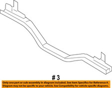 Genuine OEM Ford BC3Z16138A Super Duty Front Lower Tie Bar Radiator ...