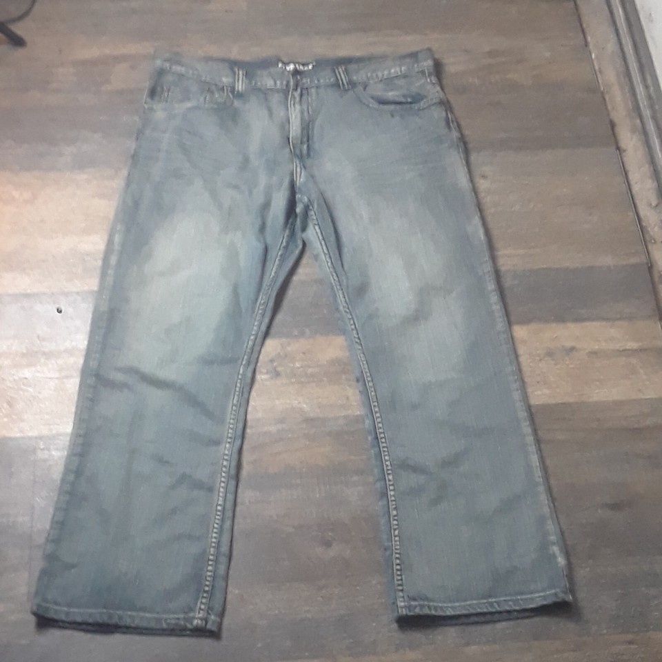 Flypaper Blue Fade Jeans Men Boot Cut 38 x 29 designer pockets D10 | eBay