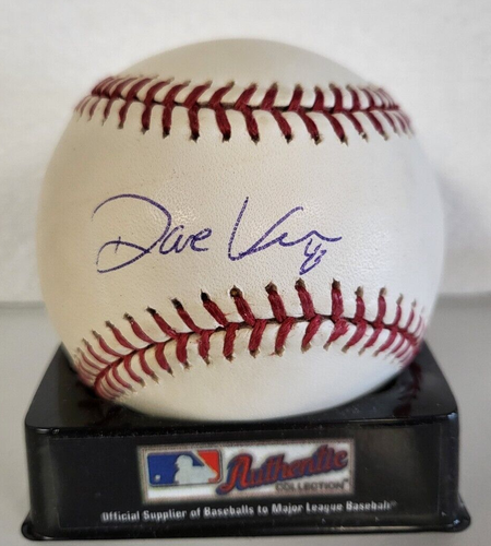 DAVE VERES CARDINALS/ASTROS/CUBS SIGNED AUTOGRAPHED M.L. BASEBALL W/COA ...