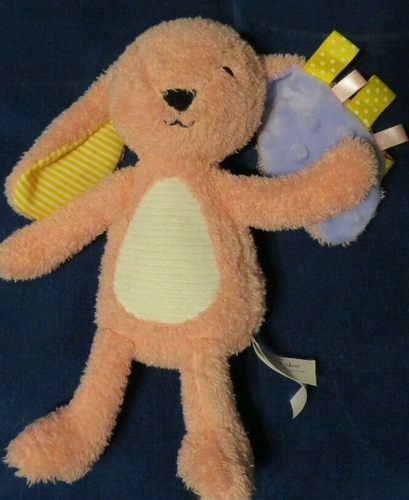Sensory Snuggables Pink Security Snuggle Bunny Plush Crinkle Toy | eBay