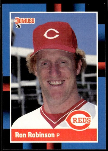 1988 Donruss Baseball Card Ron Robinson Cincinnati Reds #166 | eBay