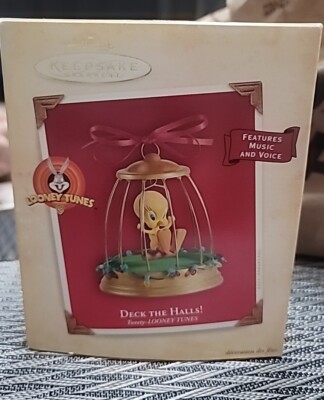 Hallmark Tweety Bird Deck The Halls Keepsake Christmas Ornament in Box ...