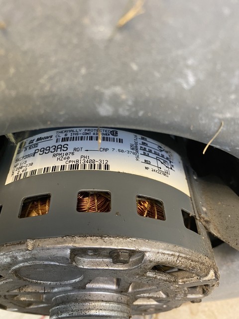 GE Genteq Blower Motor 1/3 HP 230v 5kcp39ggp993 5KCP39GGP993AS for sale ...