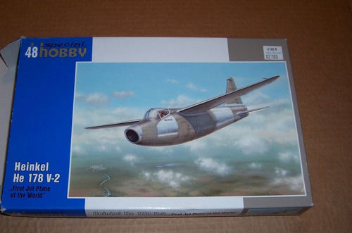 Special Hobby 1/48 Heinkel He 178 V-2 1st Jet Plane in the World etch ...