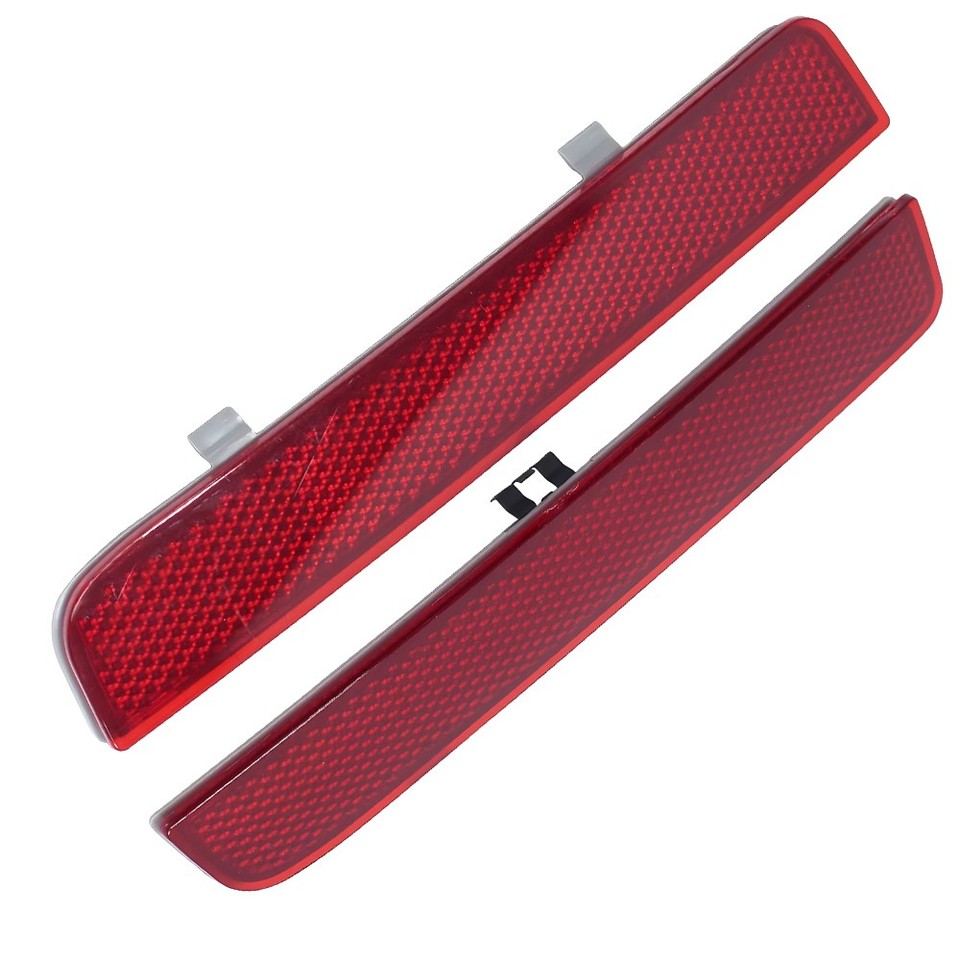 Red Rear Bumper Reflector Lenses For 2003-2012 Land Rover Range Rover ...