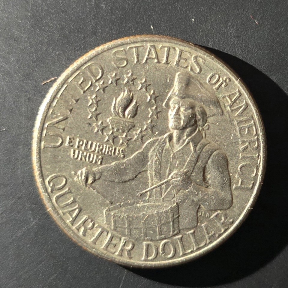 1776-1976D BICENTENNIAL WASHINGTON QUARTER Double die VARIETY *SEE PICS ...