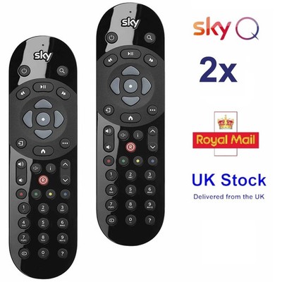 REPLACEMENT OF 2x GENUINE SKY Q REMOTE CONTROL HD INFRARED TV BEST ...
