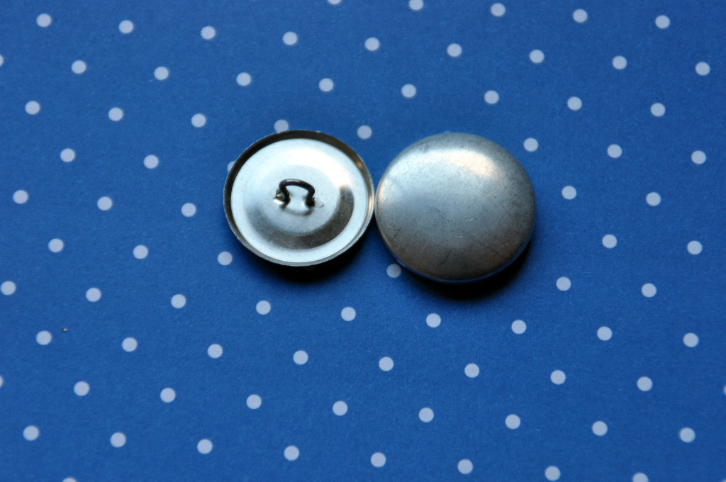 DIY 50 x self cover metal shank back buttons size 36 (23mm) | eBay