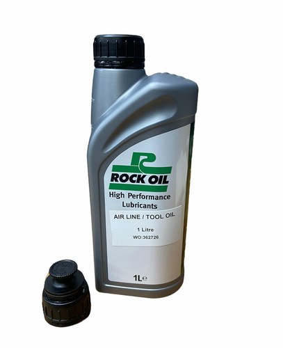 Rock Oil Air Line / Tool Oil High performance Lubricants 1 Litre bottle ...