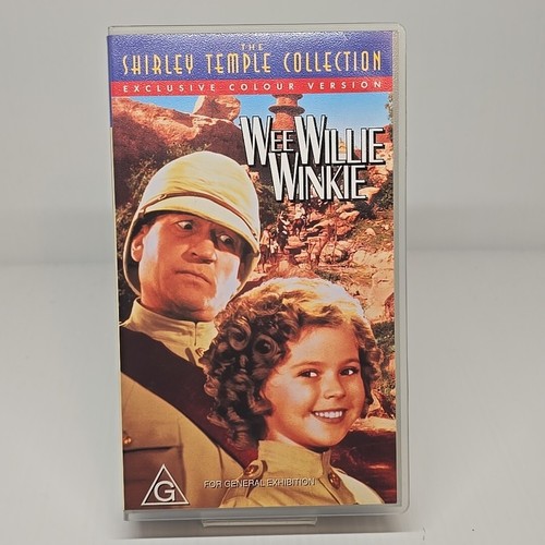Wee Willie Winkie VHS VIDEO TAPE (1937 Shirley Temple family movie ...