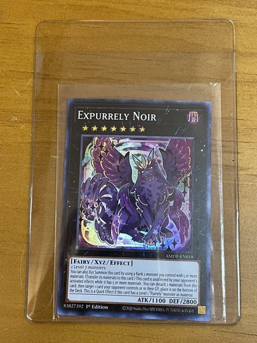 Yugioh Expurrely Noir AMDE-EN018 Collector's Rare 1st Edition | eBay