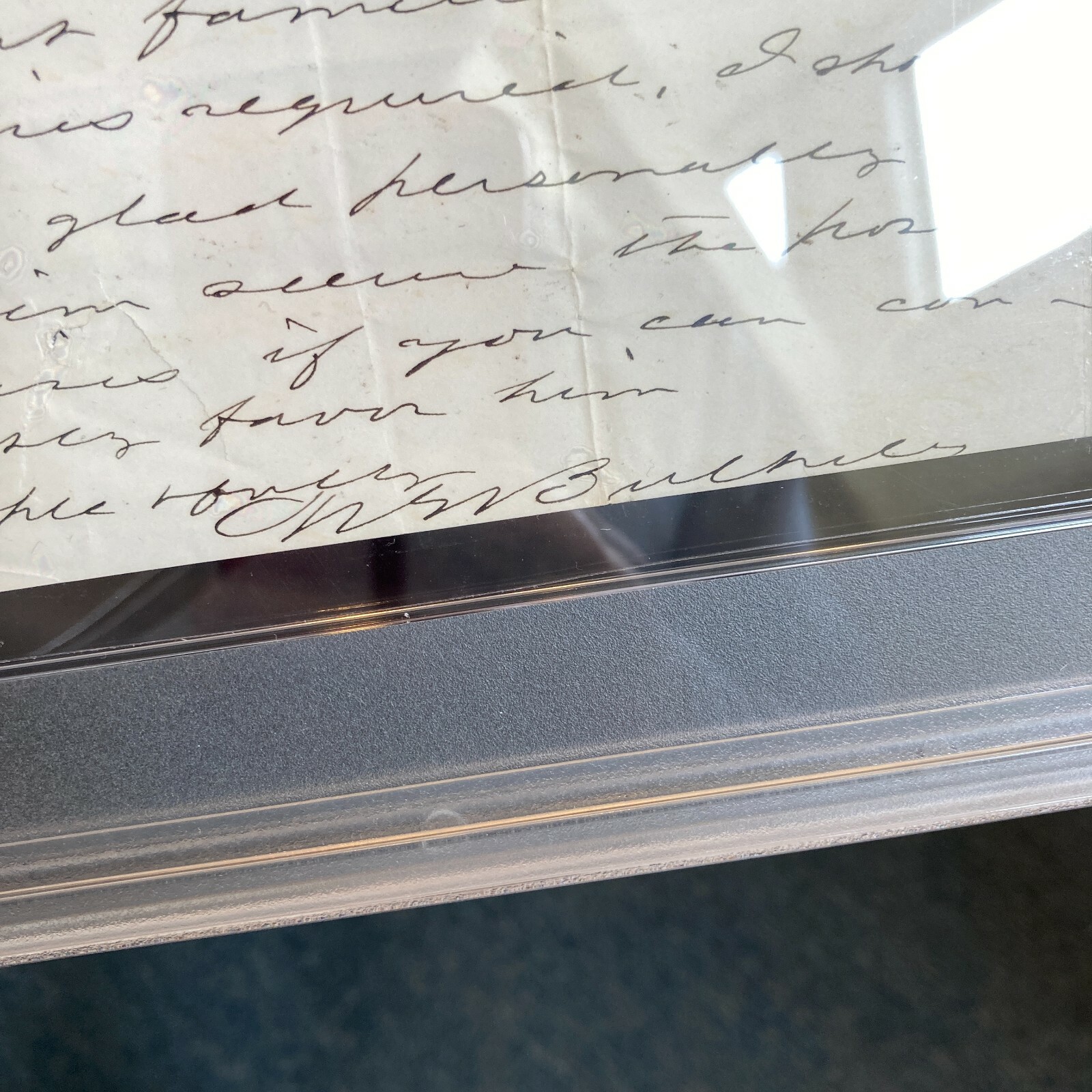 Morgan Bulkeley Twice Signed 1884 Handwritten Letter PSA DNA 8 Hall Of ...