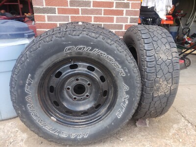 SOLD Set of 4 tires with half tread and rims 265/70R17 | eBay