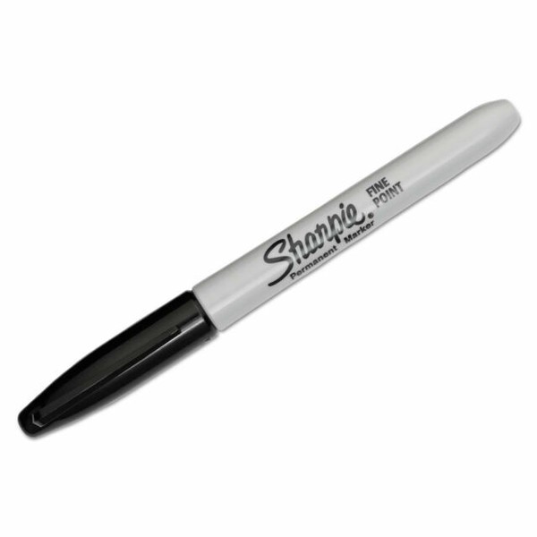 Sharpie 30001 Fine Tip Permanent Markers, Black - 12 Count for sale ...
