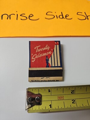 Vintage Matchbook Twenty "Salesmen" Diamond Match CO Chicago Illinois ...
