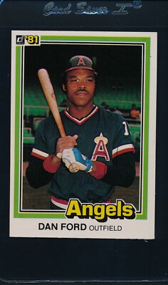 1981 Donruss #54 Dan Ford Angels Signed Auto *21327 | eBay