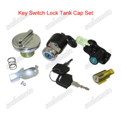 12v Key Switch Lock Tank Cap For Dax Skyteam 50cc 90cc 125cc ST50 ST125 ...