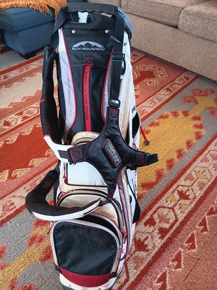 Sun Mountain Hybrid Carry Bag Cart Bag Stand 14-Slot Lightweight Golf ...