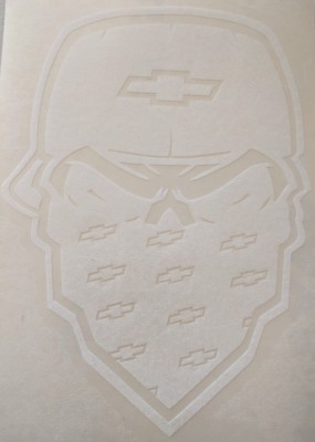 Chevy Silverado Skull Truck and Car Decal/Sticker | eBay