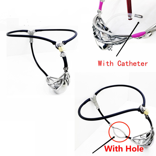 wear Plugs Cage Shackle Stainless Steel Male Chastity Belt Device ...