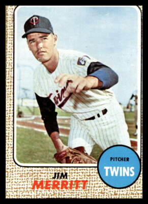 1968 Topps Jim Merritt #64 Minnesota Twins Baseball Card | eBay