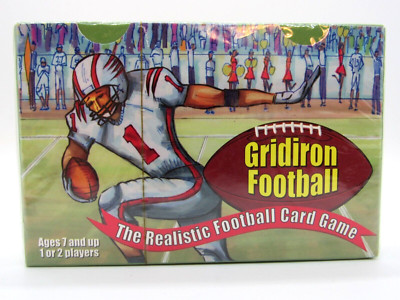 Gridiron Football The Realistic Football Card Game 1 - 2 Players Ages 7 ...