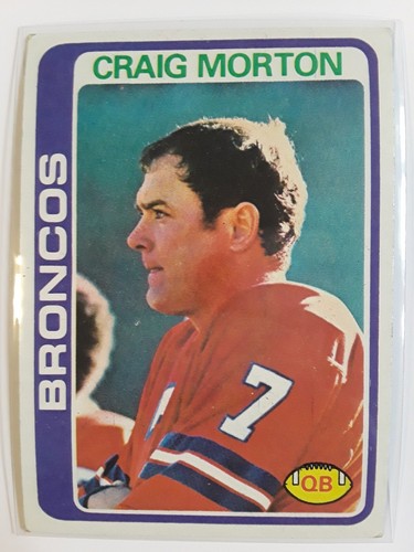 1978 Topps Craig Morton #405 football card Denver Broncos | eBay