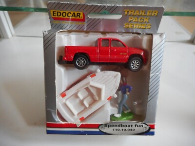 Edocar Chevrolet Silverado + Remorque + Speedboat in Box | eBay