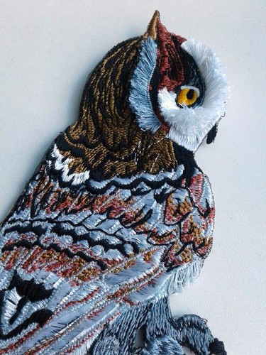 Owl Bird Handmade Embroidered Patch | eBay