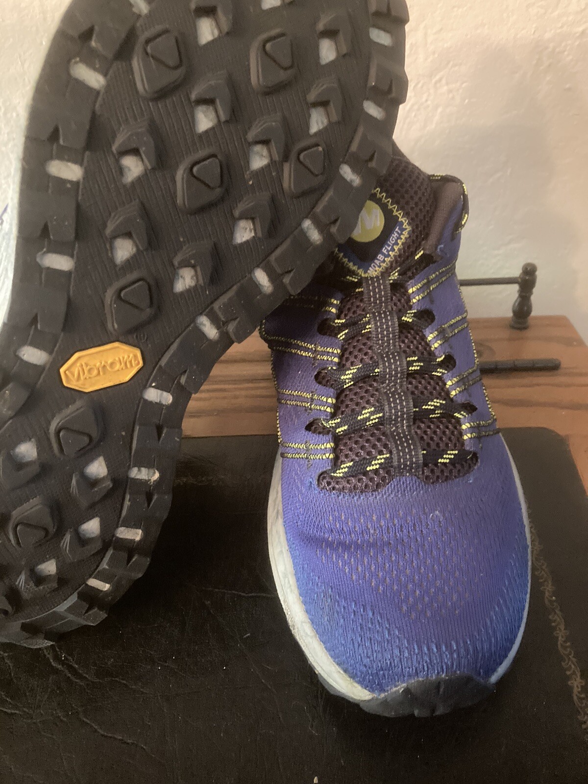 Merrell Moab Flight Vibram Sneakers Mens 9 Nice!! - Gem