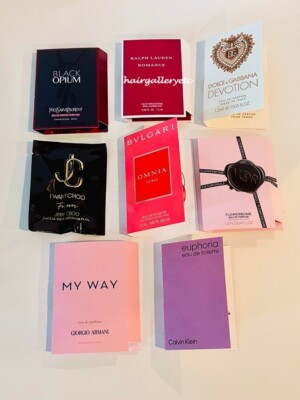 8 High End Perfume Sampler Designer Fragrance Samples Spray Vial for ...