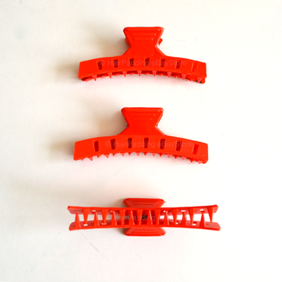 Vintage Plastic marcel finger wave clamps 8cm x 3 Hair Clips FOR THICK ...