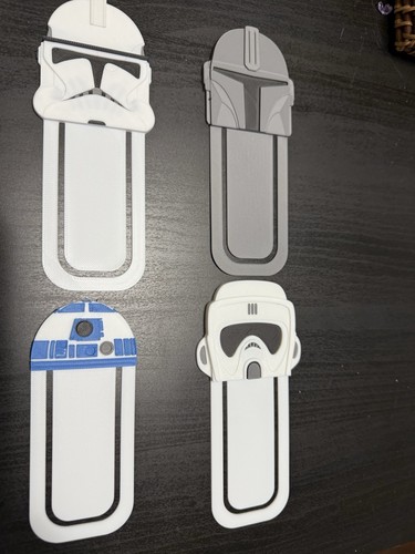 Star Wars Bookmarks (4 Piece Set) 3D Printed | eBay