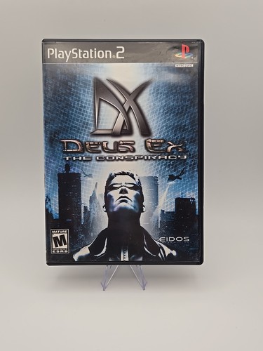 Deus Ex : The Conspiracy ( PS2 ) Tested Works CIB Complete W Manual ...