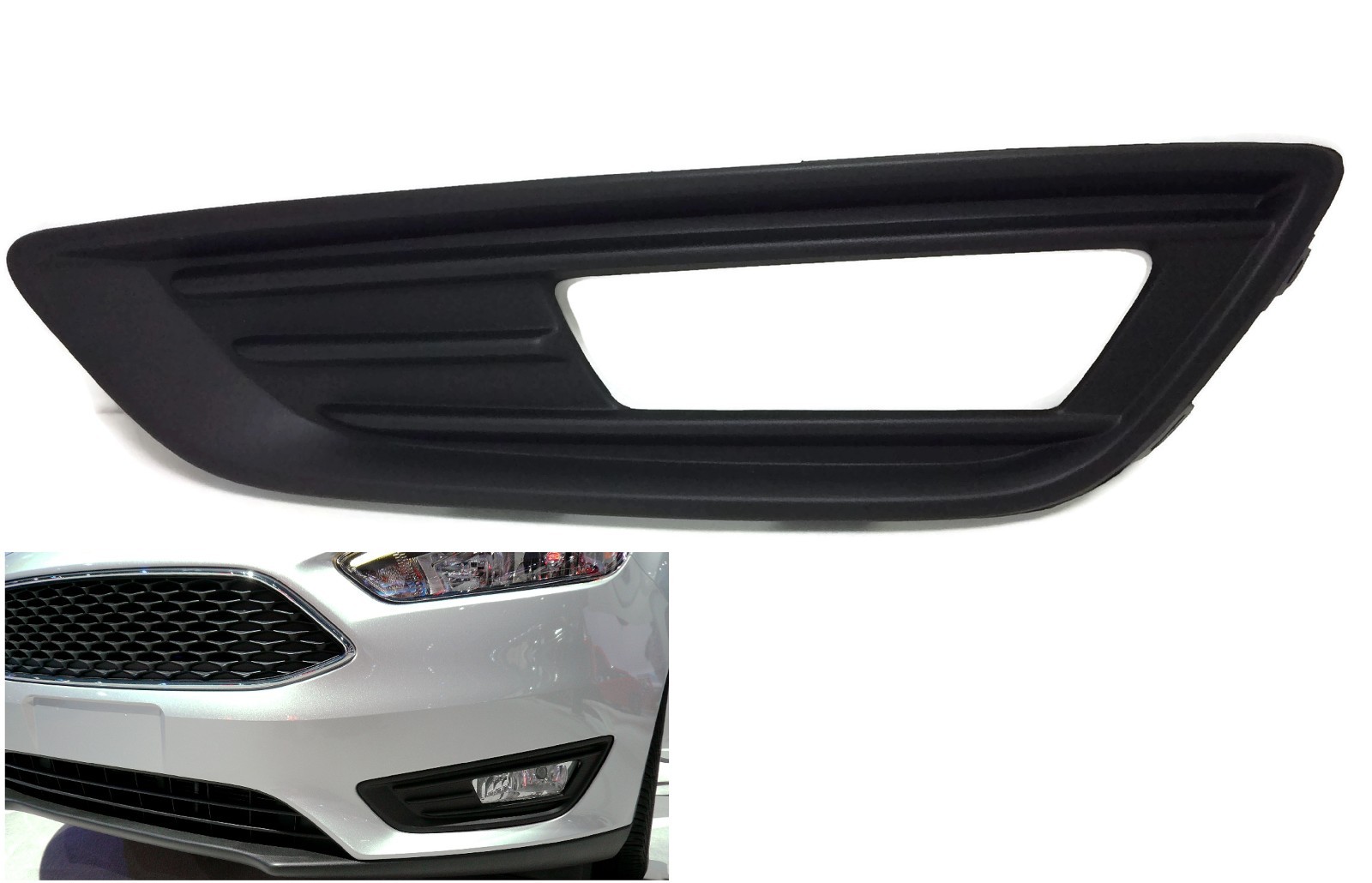 REPLACEMENT FOG LIGHT BEZEL DRIVER SIDE LH FOR 15-18FOCUS S SE F1EZ ...