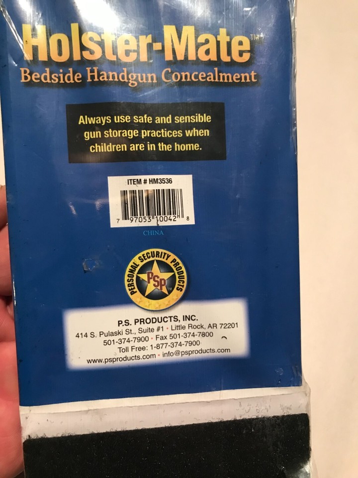 Holster Mate Bedside Handgun Concealment Bracket | eBay