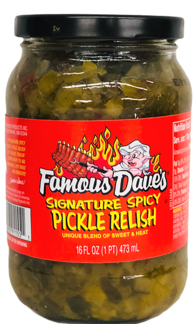 Famous Dave's Signature Spicy Pickle Relish (16 Fl. Oz), 91155 for sale ...