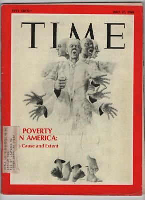 Time Magazine Poverty In America May 17, 1968 052520nonrh | eBay