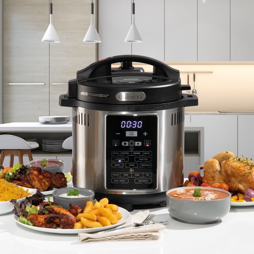 Daewoo 13-in-1 Pressure Multi-Cooker Air Fryer 6L Digital Electric ...