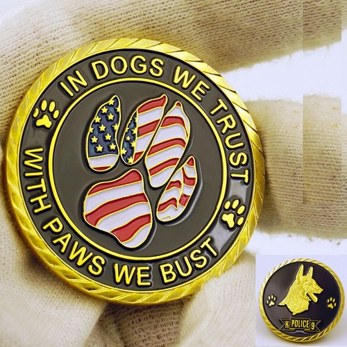 Working Dog K9 Handler Military and Police Challenge Coin | eBay