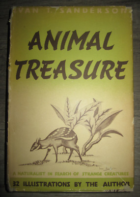 Vtg HC book, Animal Treasure by Ivan T. Sanderson, 1937 | eBay