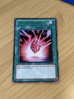 Crystal Promise - LCGX-EN167 - Rare 1st Edition Very Light Play ...