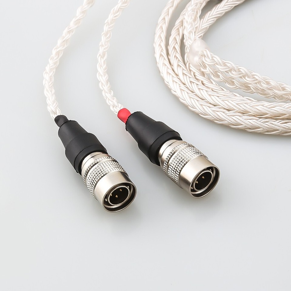 16cores Silver Headphone Cable For MrSpeakers / Dan Clark Audio Aeon ...